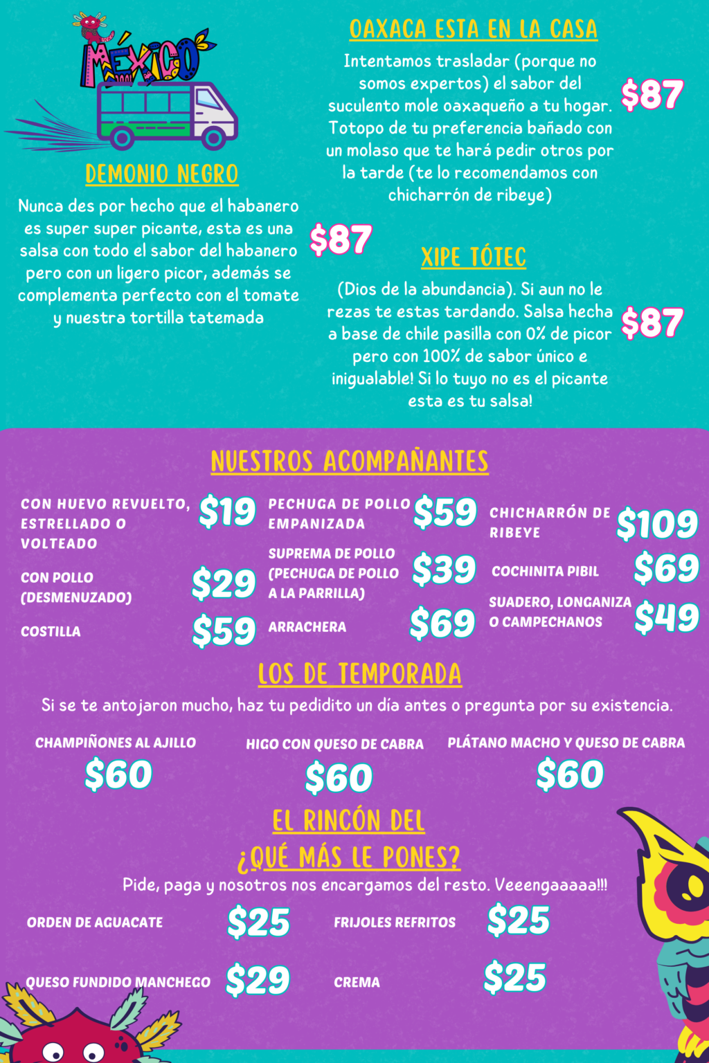 Menú interactivo - Chila-chilaquil